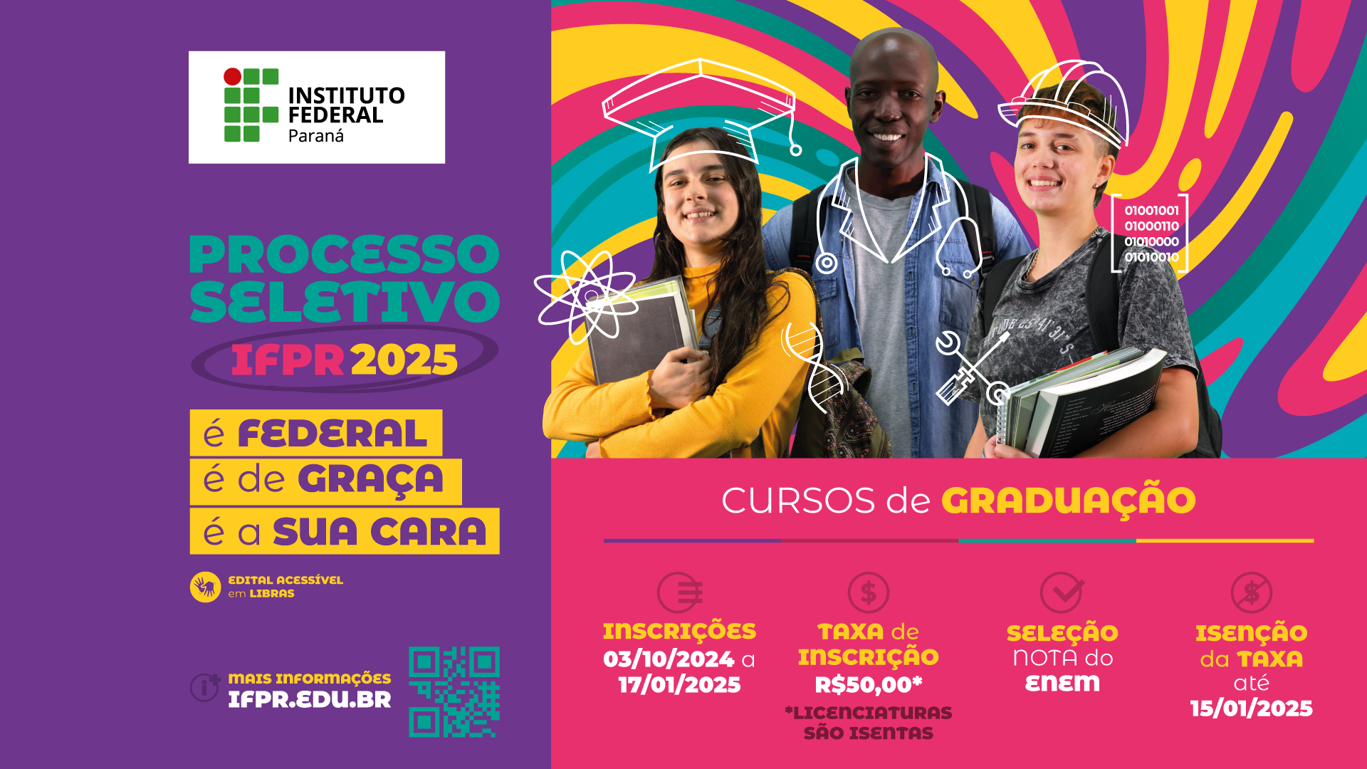 Inscrições Abertas para o Processo Seletivo 2025 do IFPR – Campus Foz ...